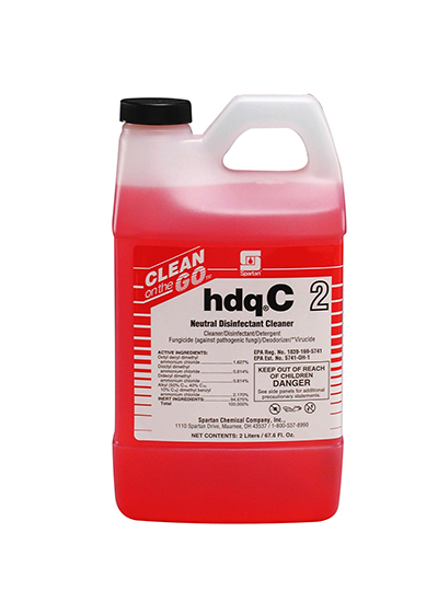 Spartan HDQC #2 Neutral Disinfectant Cleaner COG 2L 4/cs – P R E S I D I O
